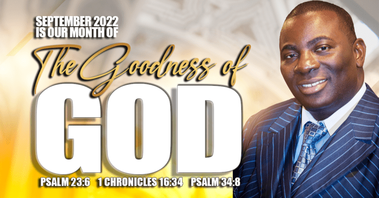Our Month of the Goodness of God - EDM