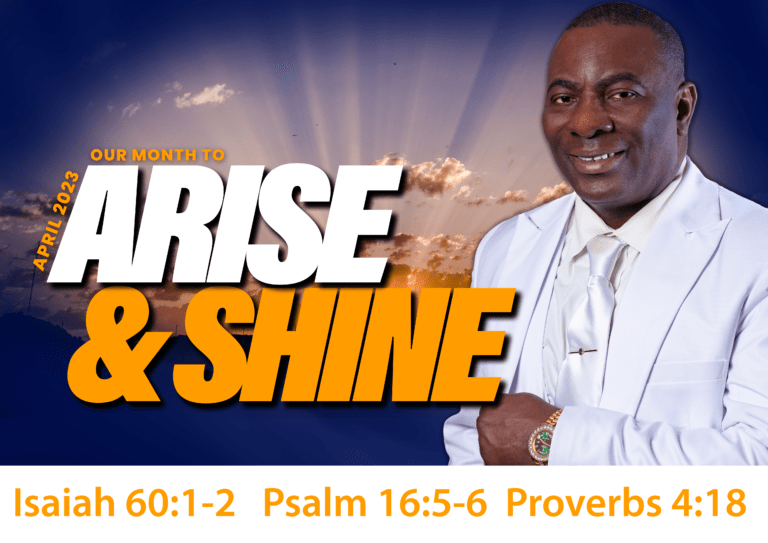 Our Month to ARISE AND SHINE - EDM